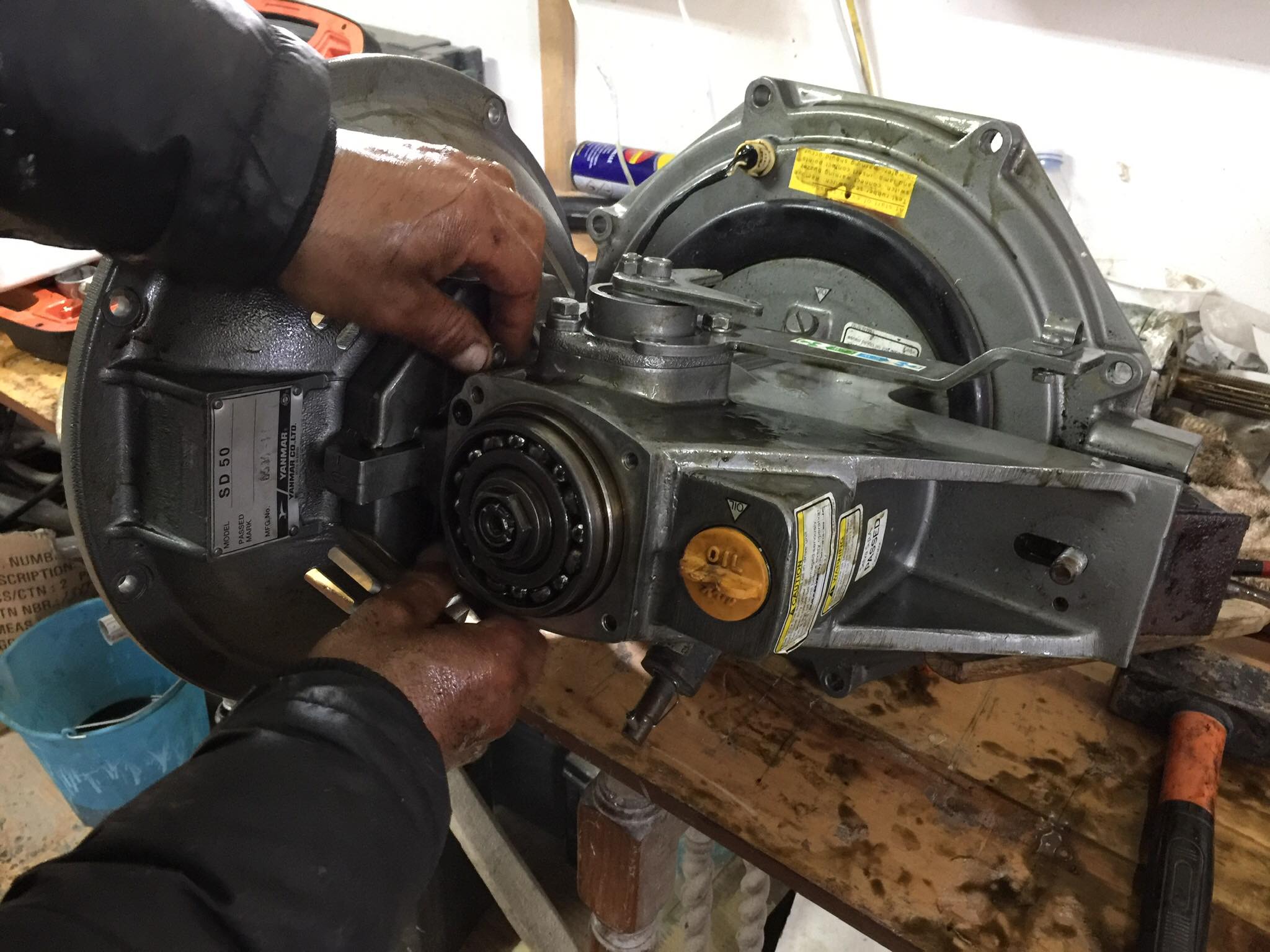 Yanmar sail drive revision